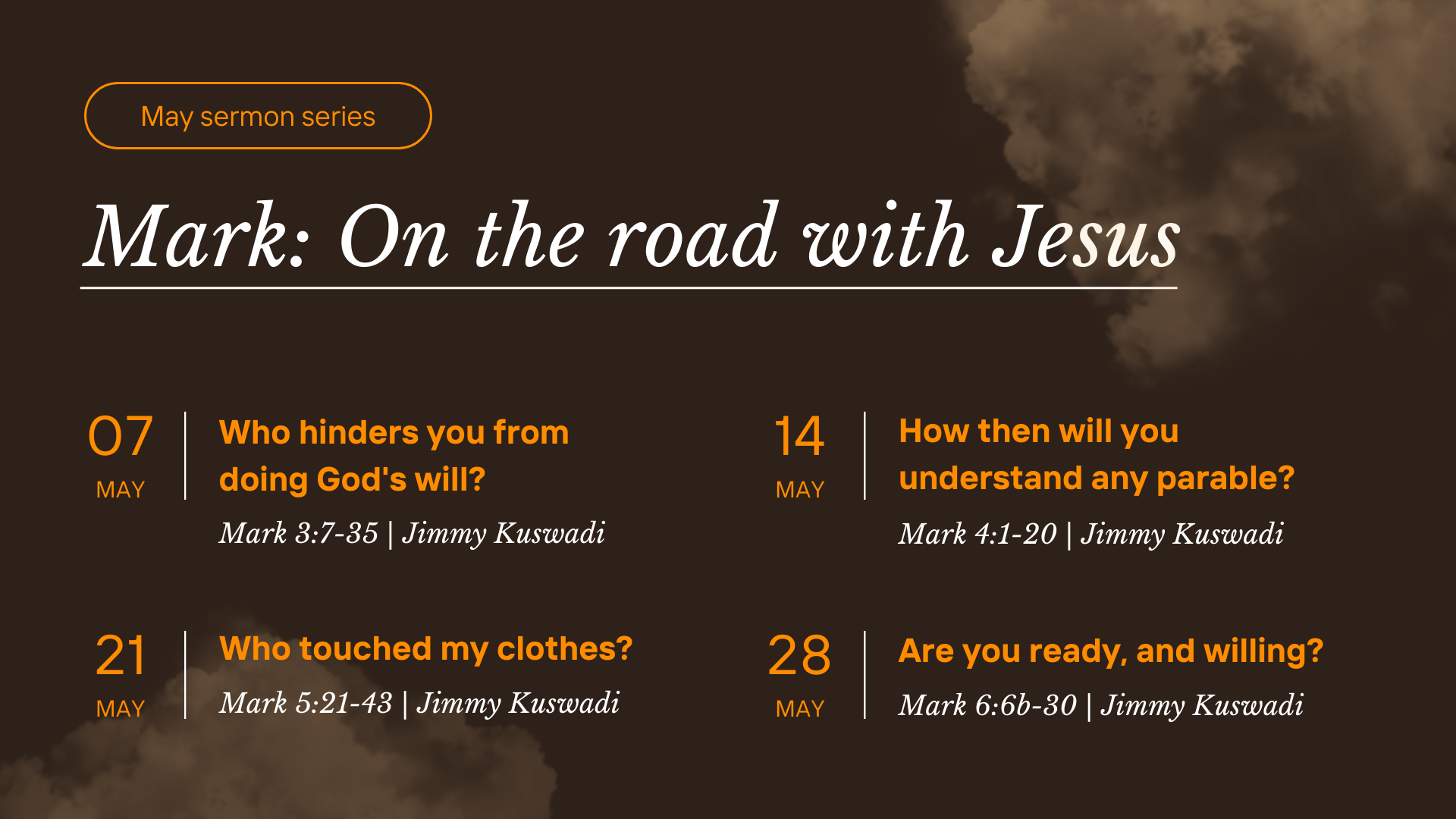 Are You Ready, and Willing? (Mark 6:6b-30) - ESCCC